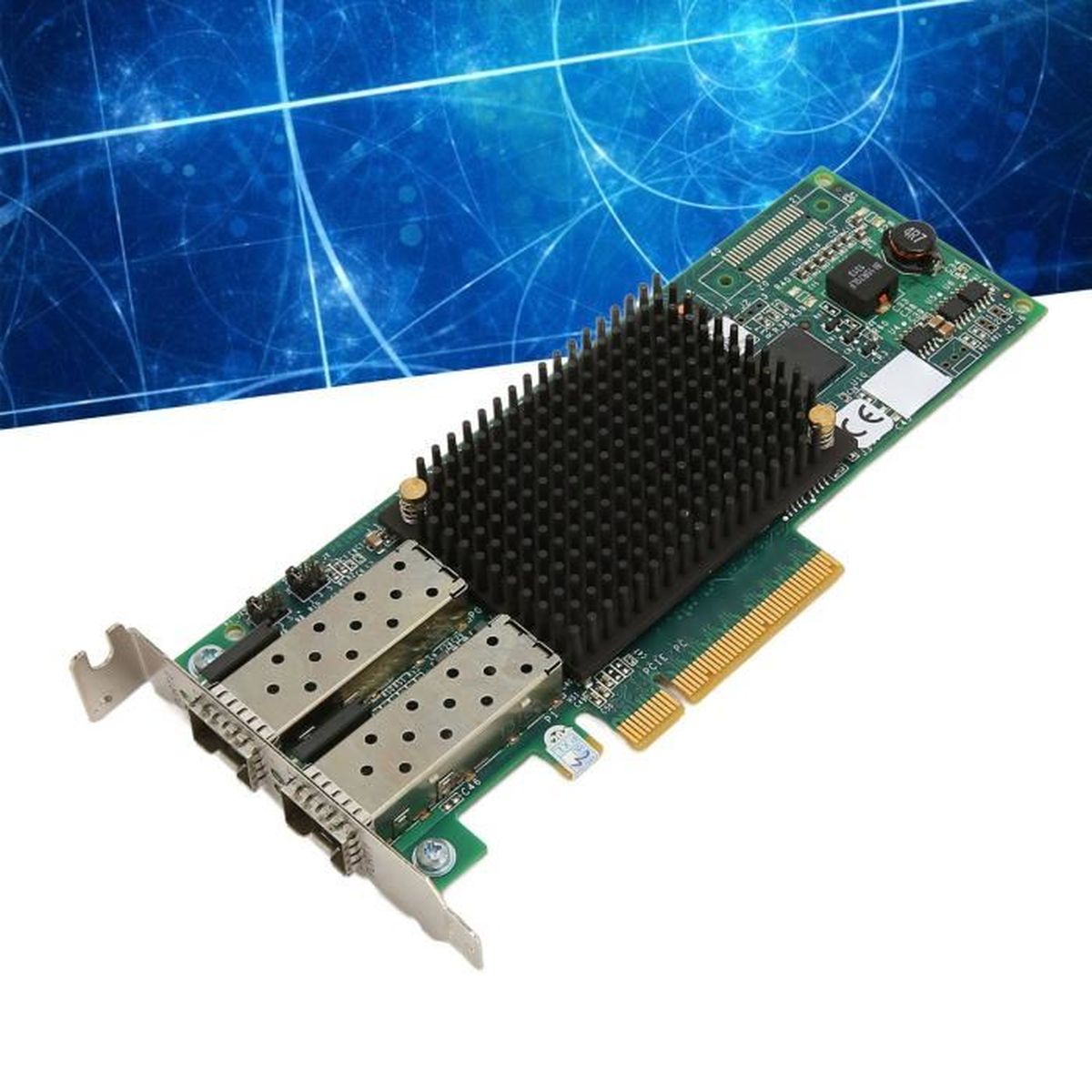 YUM Carte adaptateur SFP + PCIE 8 go Carte Fibre PCIE, LPE12002 R7WP7 ...