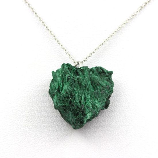 Collier en Malachite brut ABIJOUX - Kipushi Mine Haut-Katanga Congo ...