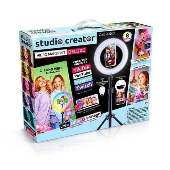 Kit de création vidéo - Studio Creator - Deluxe - Trépied ajustable ...