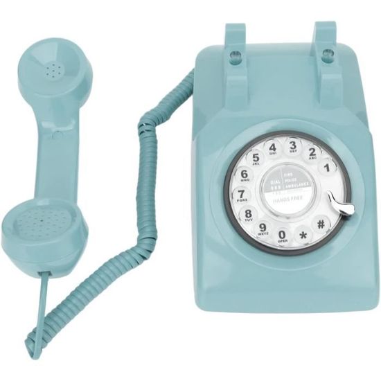 Schiuma Téléphone Fixe Rotatif, Téléphone Portable Portable Avec ...