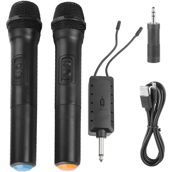 Microphone sans filmicrophone portatif sans fil numérique universel VHF ...