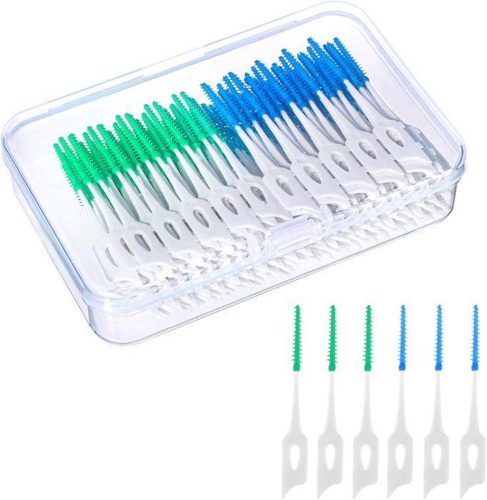 200pcs Brossettes Interdentaire,Brossette Dentaire Cure Dent Brossette ...
