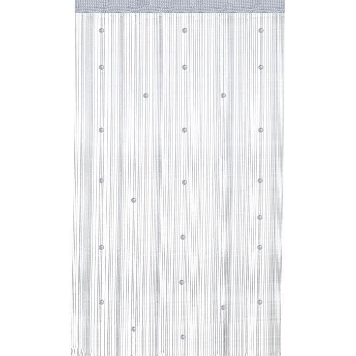 Rideau de Porte avec Perles de Cristal argenté 100 x 200 cm Rideau de ...