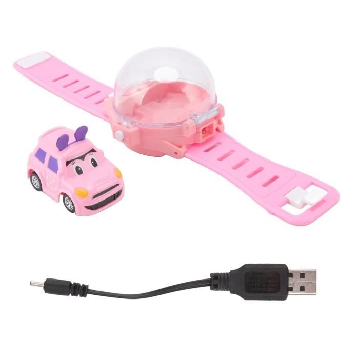 Montre Jouet De Voiture Télécommandée Montre Rc Voiture Usb Charge Dessin Animé Mignon Mini ...