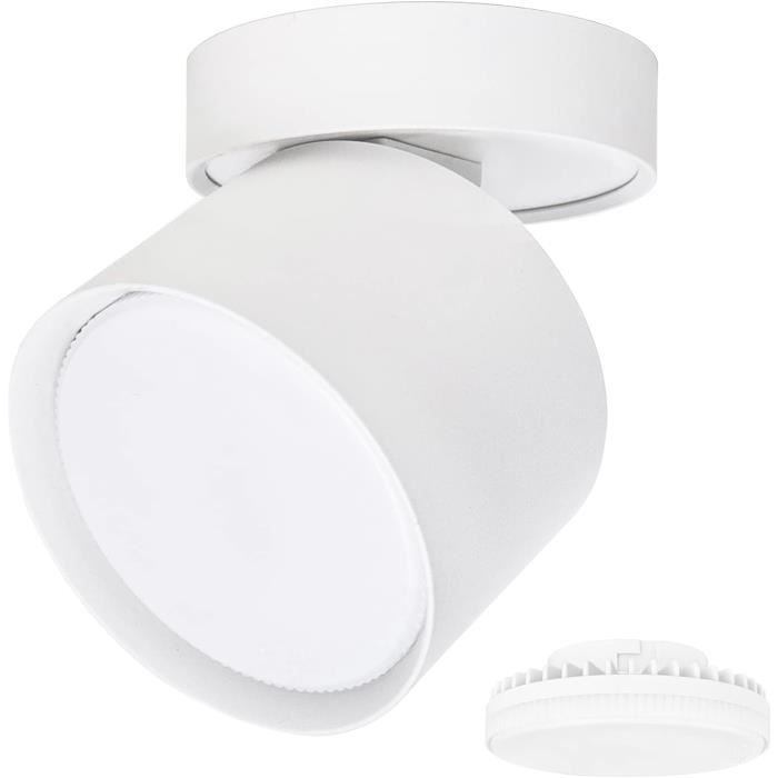 Spot en Saillie led Pivotants & Orientables Ø84x80mm Blanc Plafonnier ...