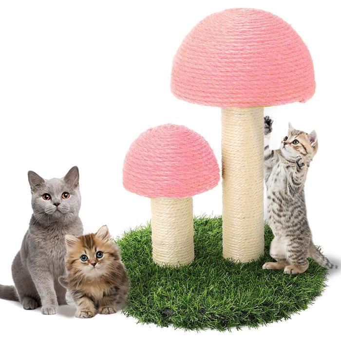 Chat griffoir, Champignon assemblable Kitty Chat Griffe grattoir Corde ...