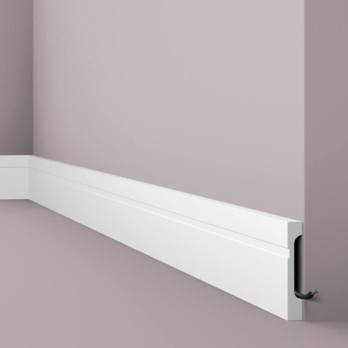 Plinthe FD11 Polystyrène HD WALLSTYL (110 mm x 18 mm) - NMC NOËL ...