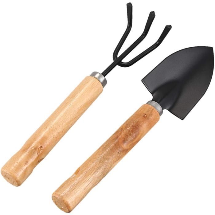 Jardin des Plantes Outils Jardinage beche Pelle Rateau Ensemble 2 en 1 ...