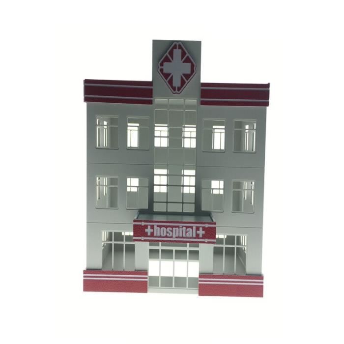 CRAZE 2 pcs/lot Ho Scale Architectural Scene Model Building Hospital ...