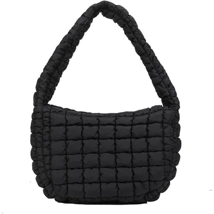Gkidrpos Sac À Main Matelassé En Nylon Pour Femme Sac Fourre-Tout Doux ...