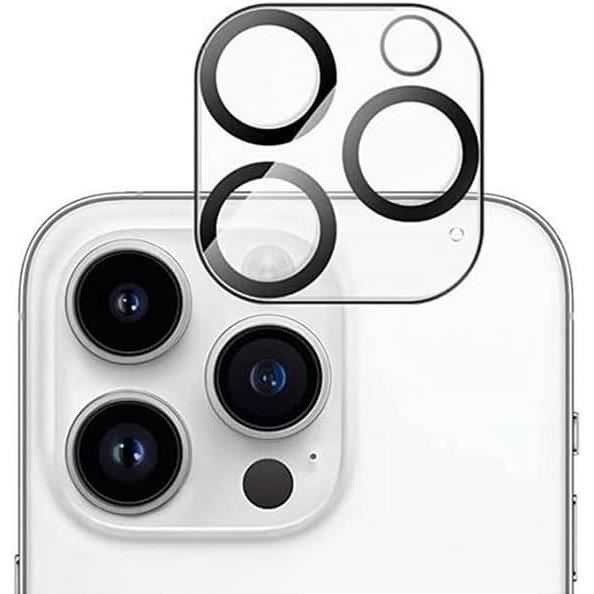 Coque En Verre Trempé Adapté À La Protection Objectif Caméra Pour Iphone 15 Pro Et 15 Pro Max S ...