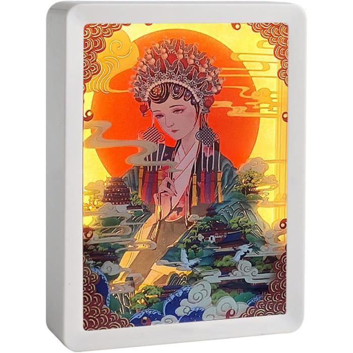 Dragonaur-Home Decor Lampe De Chevet 3D En Papier Pour Décoration De ...