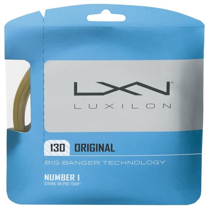 Luxilon Original 12m - Couleur:Naturel Jauge:1.30 - Cdiscount Sport