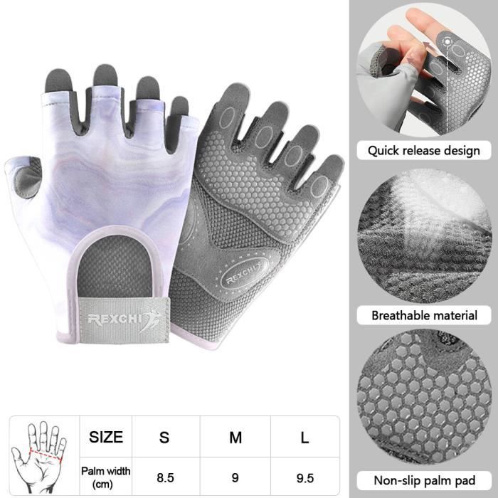Accessoires Fitness - Musculation,Gants de Fitness demi-doigt ...