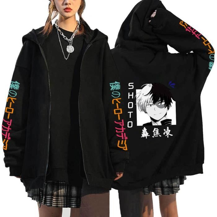 Sweat à Capuche My Hero Academia Anime 6D Imprimé Bakugo Katsuki Pull ...