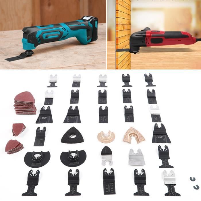 108Pcs-Set De Lames De Scie Oscillantes Universelles Ensemble D'Outils ...