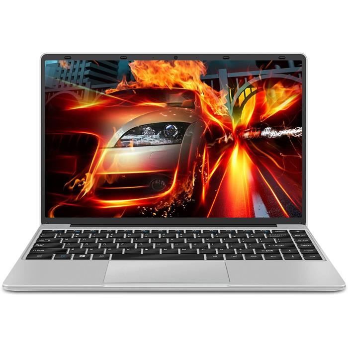 WOZIFAN PC Portable 14" Windows 10 Intel 64Go ROM Soutien Extension SSD ...