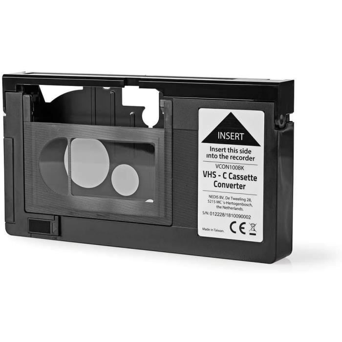 Convertisseur Vhs, Conversion Vhs-C Vers Vhs, Plug And Play, Noir[J799 ...
