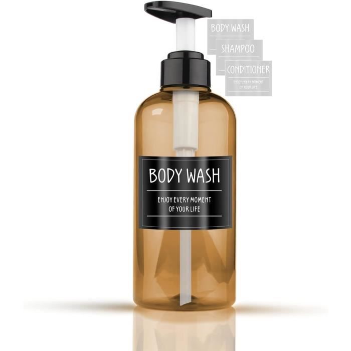 Flacon De Shampooing À Remplir - Distributeur De Savon - En Plastique ...