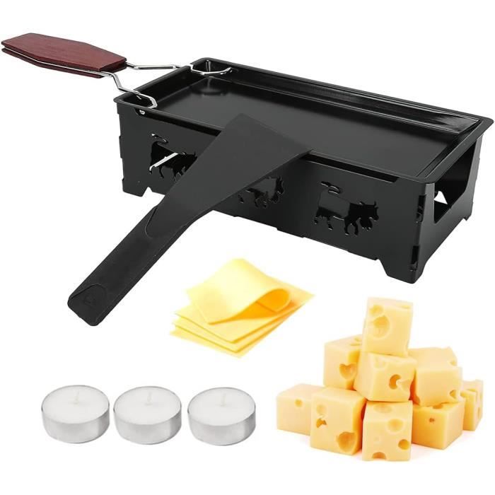 Raclette Set Candle Light Mini Aluminium, Raclette Set Candle Light Mini Noir, Poêlon À Raclette ...