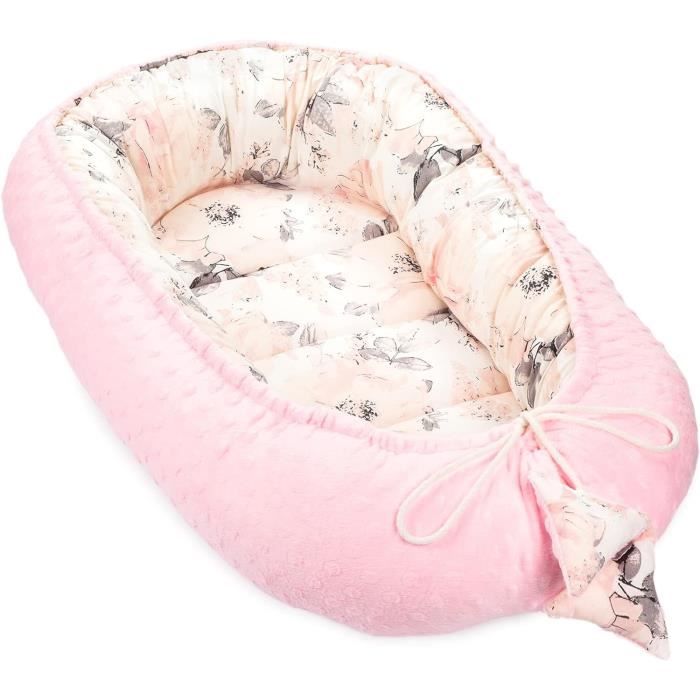 Réducteur Lit Bébé 90x50 cm - Cocoon Cale Bebe pour Lit Baby Nest Coton ...