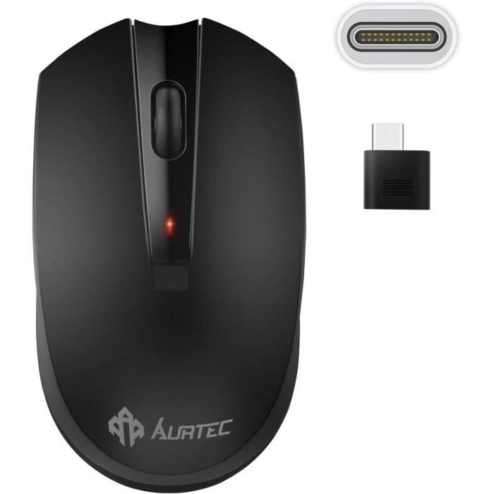 Souris Sans Fil De Type C, Souris Sans Fil 2,4 Ghz Usb C Pour ...