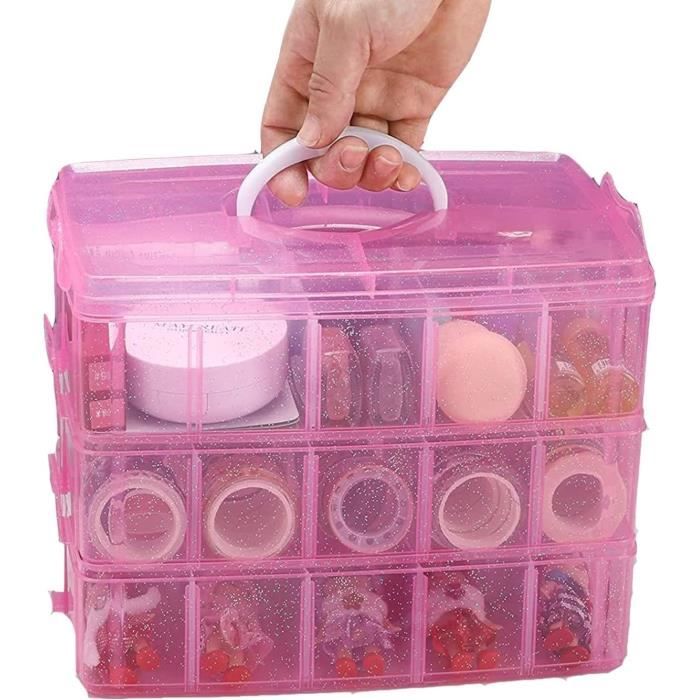 Boîte De Rangement Empilable À 3 Niveaux Avec 30 Compartiments ...