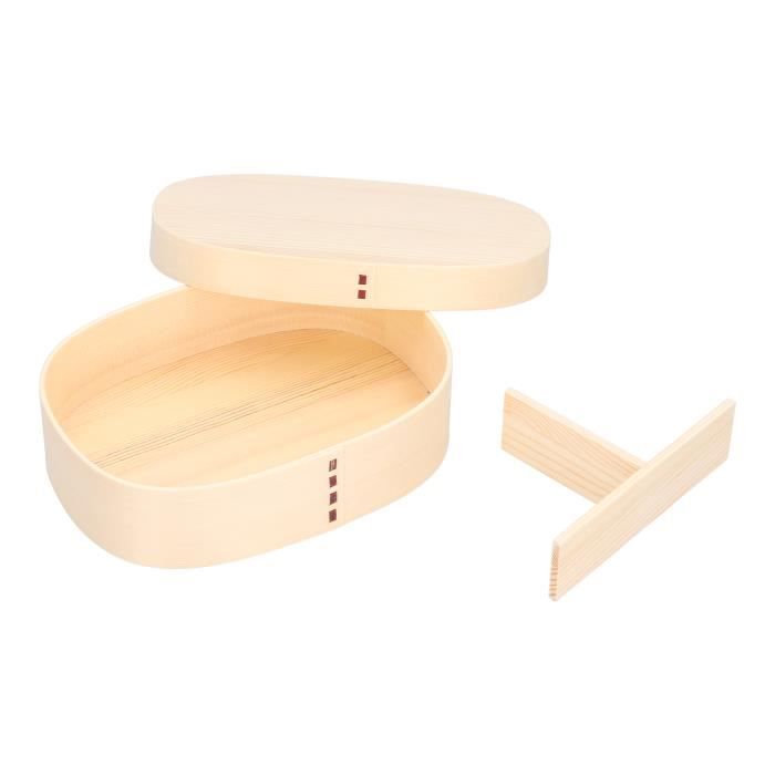 LAM-Box en bois Bento Lunch 1200 ml Recipient pour aliments en bois ...