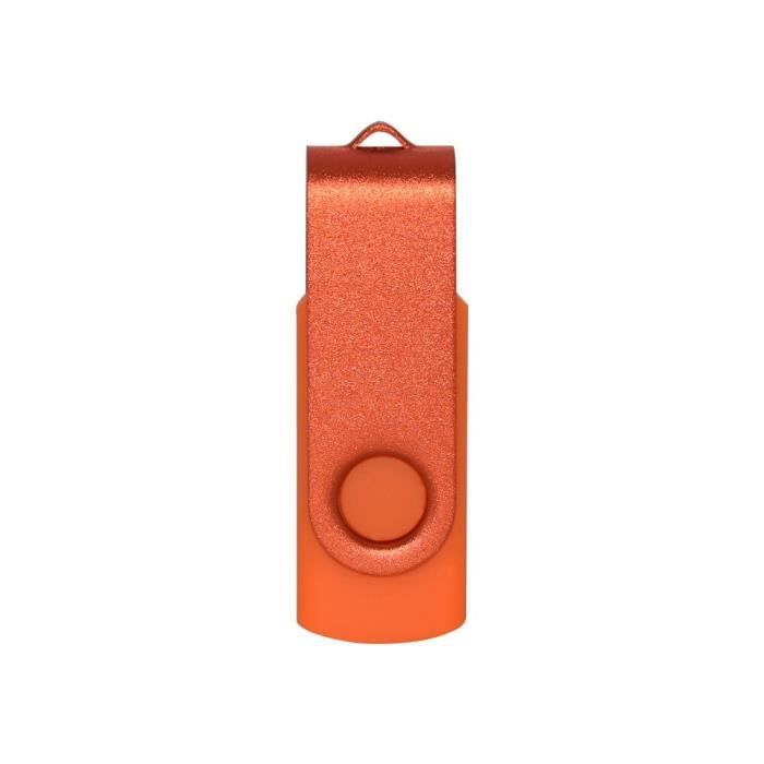 CLE USB,Orange USB 2.0-8 GO--Clé USB 128 en métal haute vitesse ...