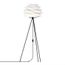 CARMINA-Lampadaire Trépied Noir H131cm Blanc Vita | designé par William ...
