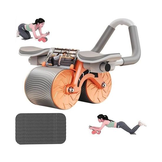 Exercise Roller Ab Roller Wheels Automatic Rebound Abdominal Roller ...