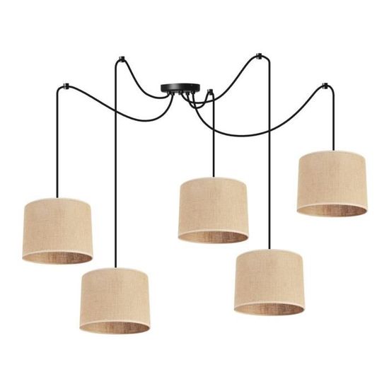 Light-Home Juta Spider Suspension Luminaire Lustre Araignée - Metal et ...