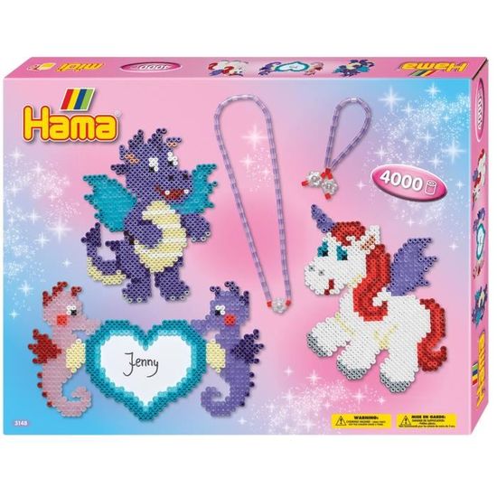 HAMA Boîte cadeau Girls perles midi - Modèle medium - Cdiscount Jeux ...