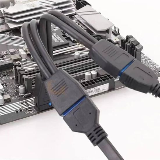 Hub Usb 3.0 Alimenté De 4 Ports Avec Station De Recharge De 3 Ports Usb ...