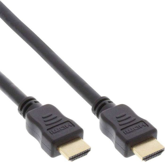 Inline - 17512Q - Câble HDMI HiD Haut débit avec Ethernet, 4K2K, mâle ...