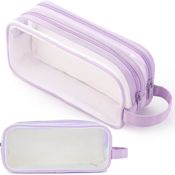 Trousse Scolaire, Fourniture Scolaire, Trousse Transparente 2 ...