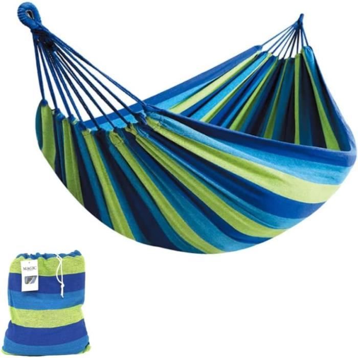 Hamac d'extérieur pour Jardin, Terrasses, Voyages, Camping. Hamac en ...