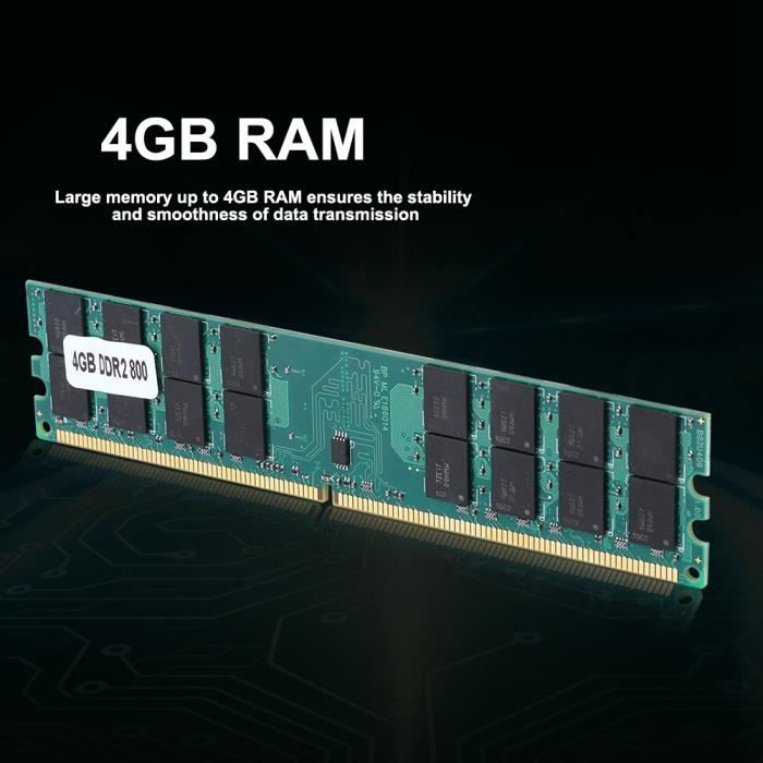 4G Memoire RAM DDR2 PC2-6400 800MHz bureau240 broches AMD - Cdiscount ...