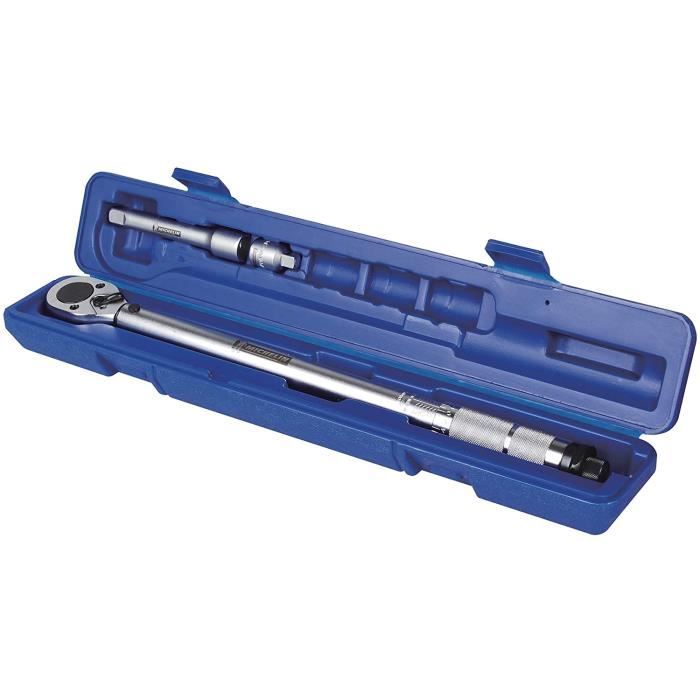 Clé Dynamométrique 1-2'' en Coffret avec Barre d'extension et ...