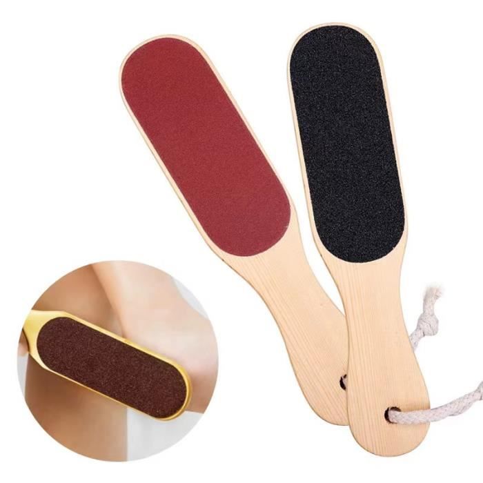 Wooden Handle Foot File Foot Rasp Pedicure Tools Feet Dead Skin Callus Remover Double Sides Foot Scrubber San Cdiscount Au quotidien