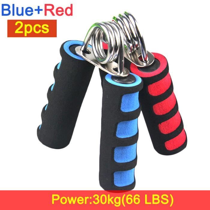 Exerciseur de Poignée - Fitness - Blue Red - 2pcs - Aluminium - Mixte ...