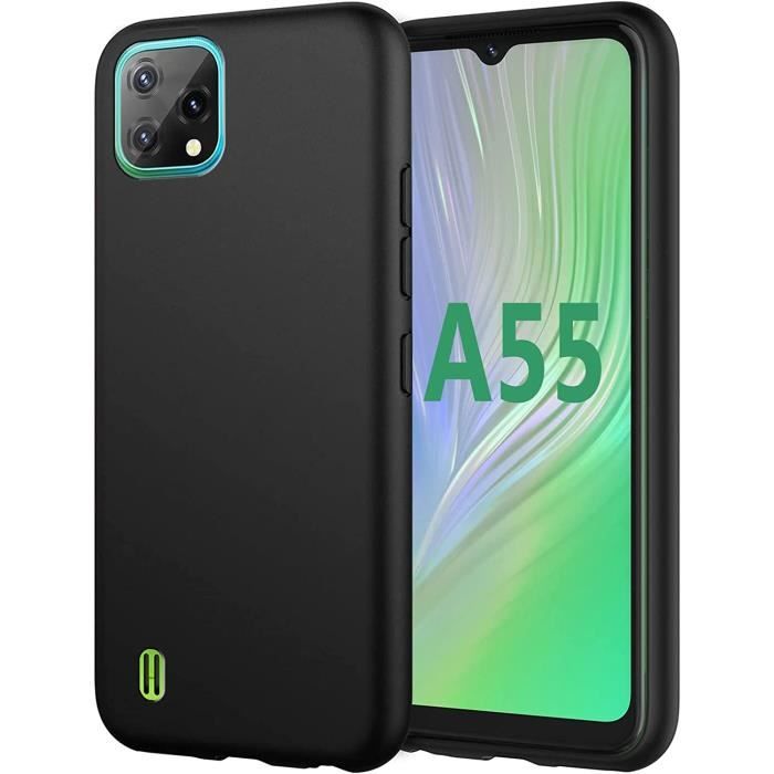 Coque BlackView A55 6.52" BlackView A55 2 Pack AntiChoc AntiScratch Silicone Mince Souple TPU ...