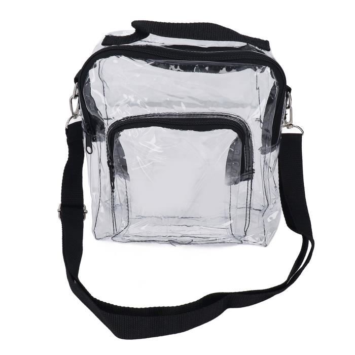 Sac à bandoulière transparent - CIKONIELF - PVC - Zippé - Mixte - 140g ...