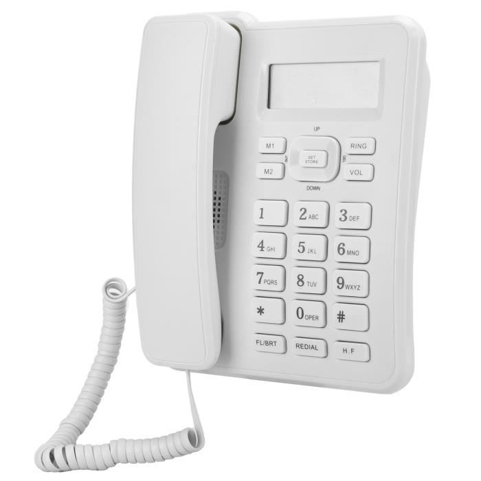 EJ.life Téléphone de l'hôtel KX‑T6001CID Ménage Hôtel KX‑T6001CID Ménage Hôtel Bureau Domicile ...