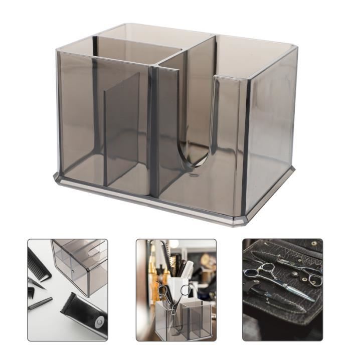 1 boîte de coiffure pratique durable pour le salon de la maison ciseaux ...