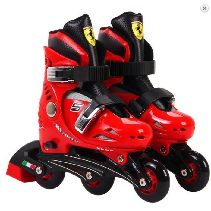 Roller Inline Skate Ferrari FK7 Rouge Rouge - Enfant - Taille réglable ...