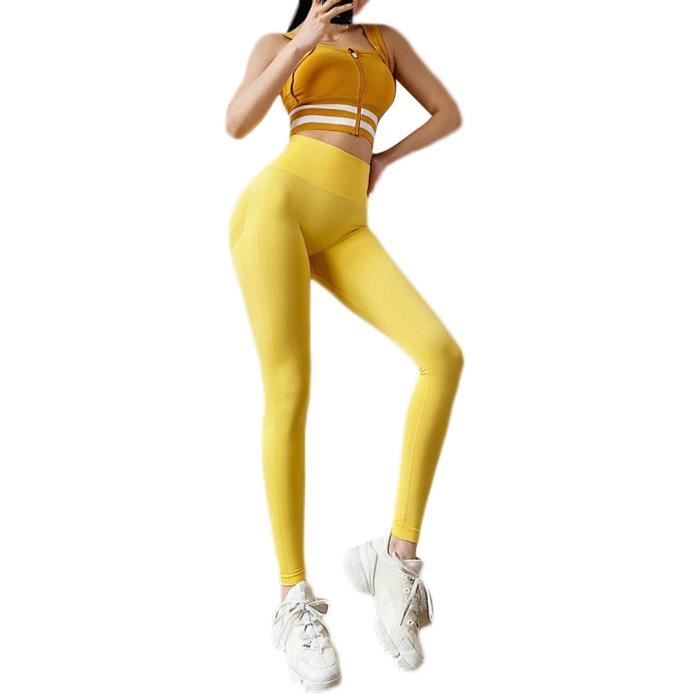 Legging De Sport Femme Anti Cellulite Butt Lift Legging De Yoga Taille
