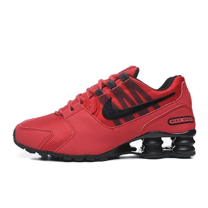Baskets Airs SHOX AVENIVE Homme Chaussures de Running Rouge Noir Rouge ...