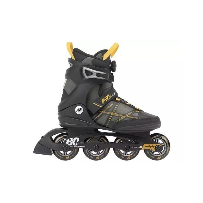 Rollers K2 Fit 80 Boa 2022 Noir,Vert - Homme/Adulte - Achat / Vente ...