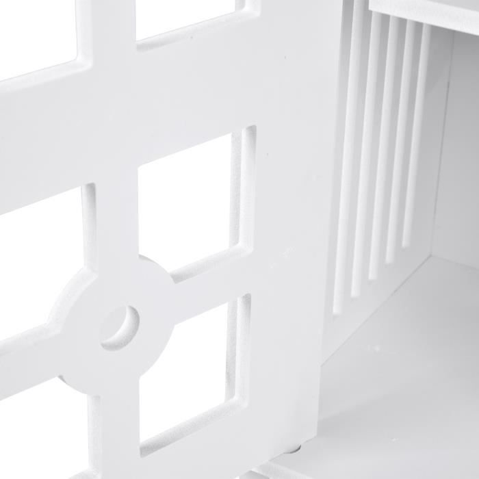 Meuble de salle de bain - Mxzzand - Brown - PVC plastic wood panel ...